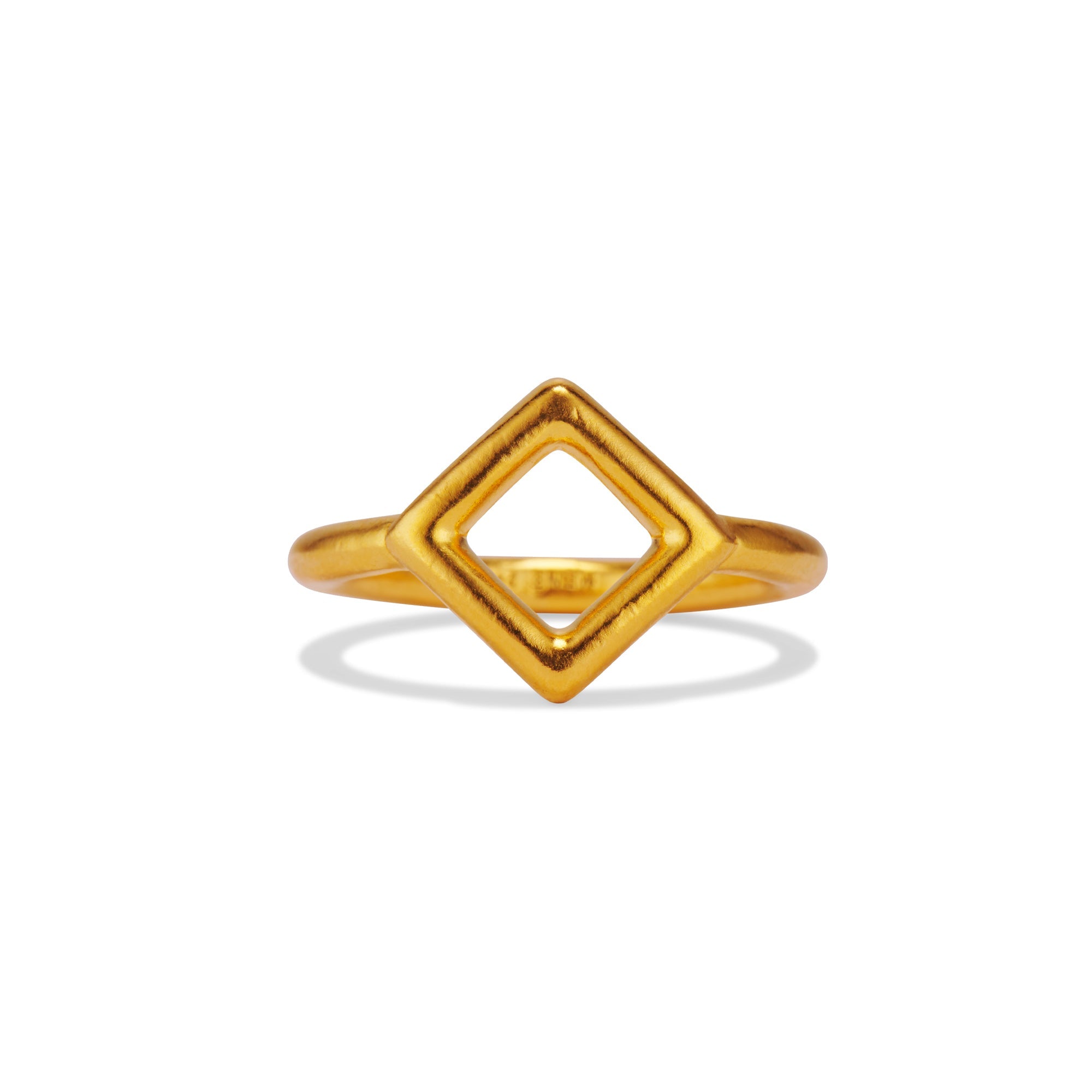 Menē Open Diamond Ring - 24 Karat Gold