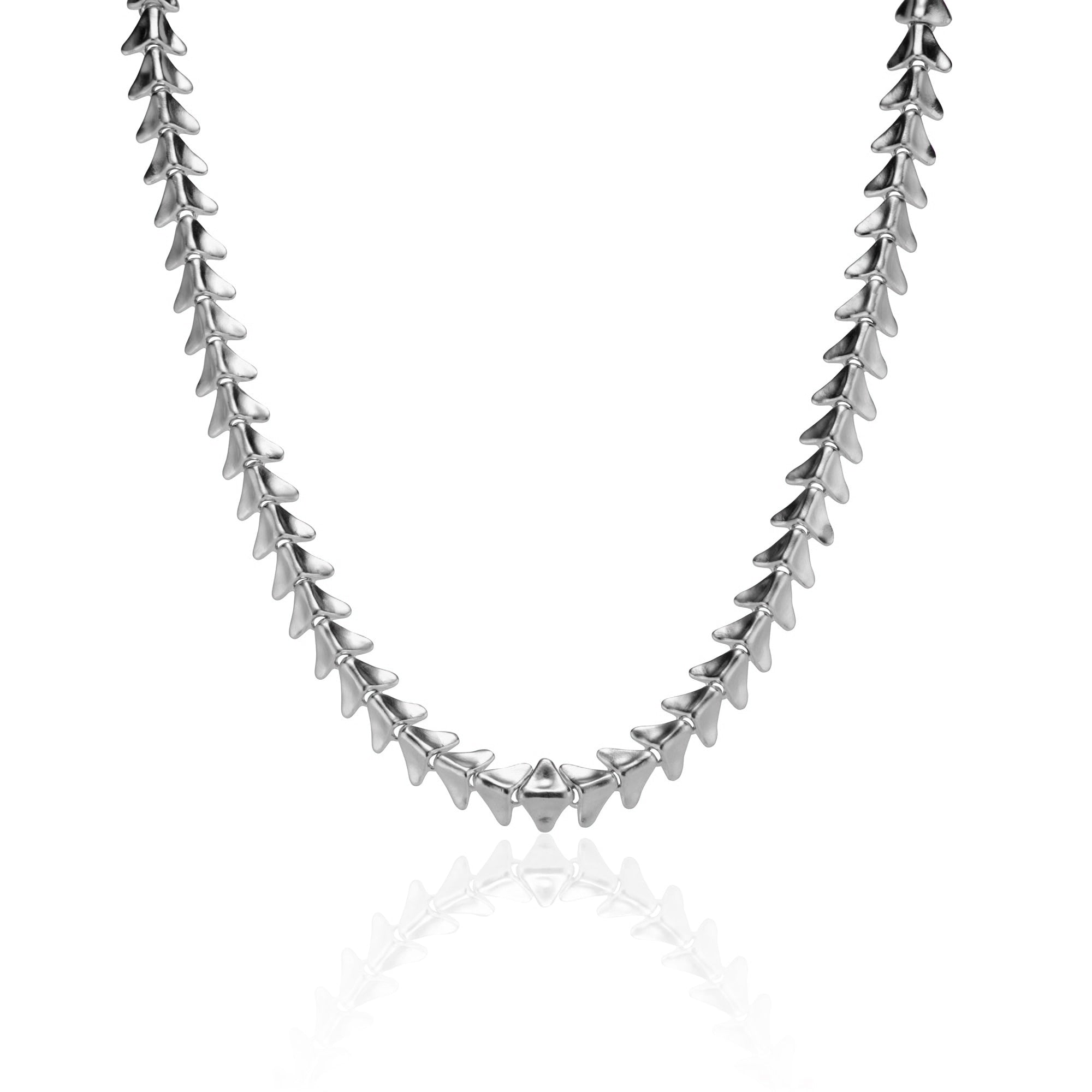 Fishbone Choker - Pure Platinum – Menē