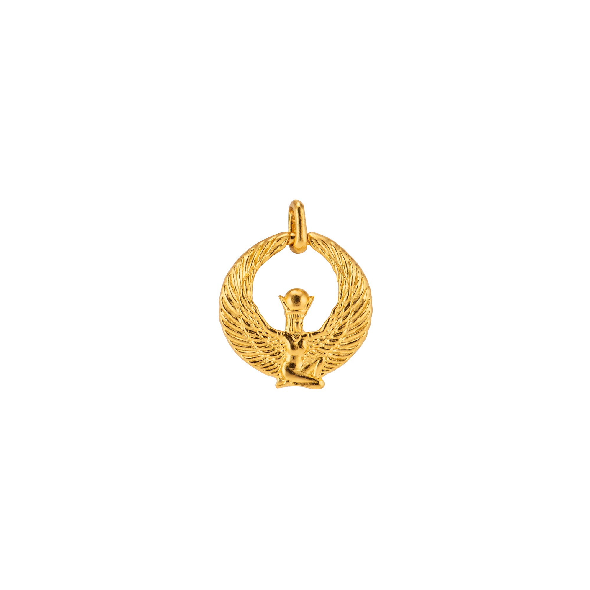 Menē Mother Goddess Medallion - 24k Gold